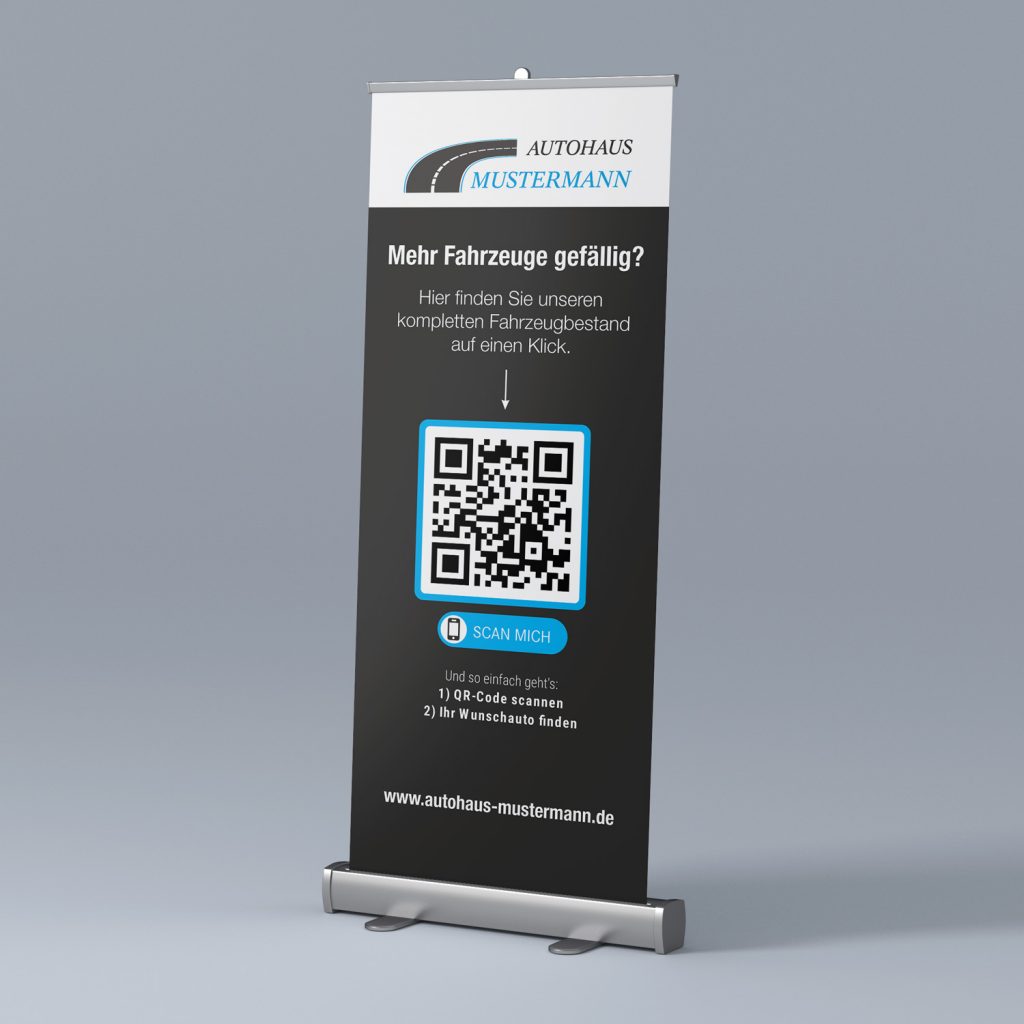 Rollup-Displays • Autohausreklame